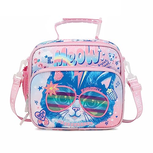 Robhomily Cat Kids Backpack with Lunch Bags binding commodities