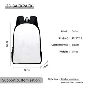 WYLINGER Skibidi Toilet Wiki Backpack Three-piece Sets Bags Casual Harajuku Musician Oxford Cloth Travel Bag