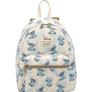 Loungefly Disney Lilo & Stitch Tropical Leaves Mini Backpack