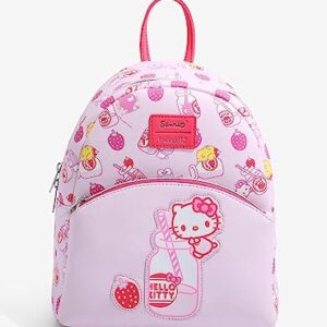 Loungefly Hello Kitty Strawberry Milk Mini Backpack