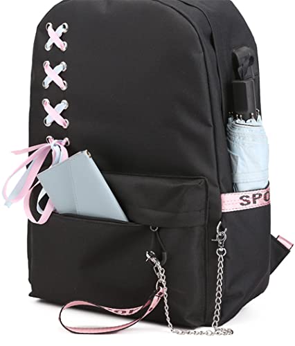 ISaikoy Anime Oshi No Ko Backpack Shoulder Bag Bookbag School Bag Daypack Satchel Laptop Bag 4