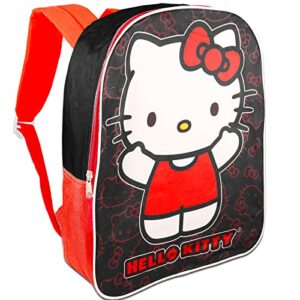 Hello Kitty Backpack and Lunch Box Set - Bundle with Hello Kitty Backpack, Lunch Bag, Water Bottle, Stickers, More | Hello Kitty Backpack for School