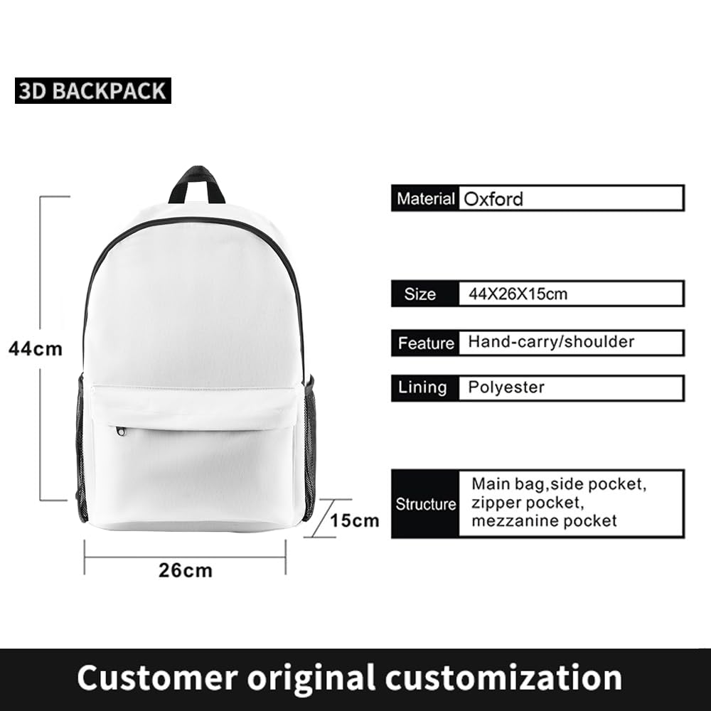 Peso Pluma Backpack Three Piece Set Unisex Shoulders Bag Fashion 3D Printing Daypack Travel Bags