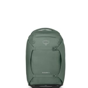 Osprey Sojourn 22"/45L Wheeled Travel Backpack with Harness, Koseret Green, One Size