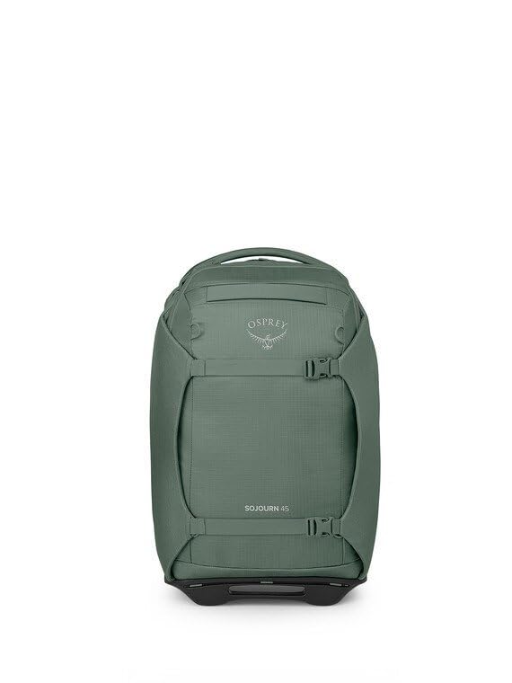 Osprey Sojourn 22"/45L Wheeled Travel Backpack with Harness, Koseret Green, One Size