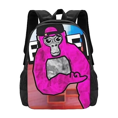 Rinke Gorilla Tag Backpacks Novelty Game Backpack Casual Backpack Lightweight Travel Backpack Laptop Backpack Novelty Backpack Gorilla Tag Fan Gift