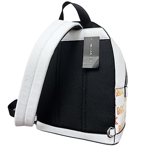 Michael Kors Adult's Unisex Cooper Commuter Medium Sling Bag Single Strap Backpack MK Rainbow Optic White