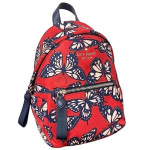 Kate Spade Chelsea The Little Better Nylon Mini Backpack Butterfly Red