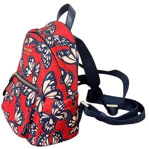 Kate Spade Chelsea The Little Better Nylon Mini Backpack Butterfly Red