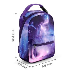 Choco Mocha 18inch Purple Backpack + Lunch Bag