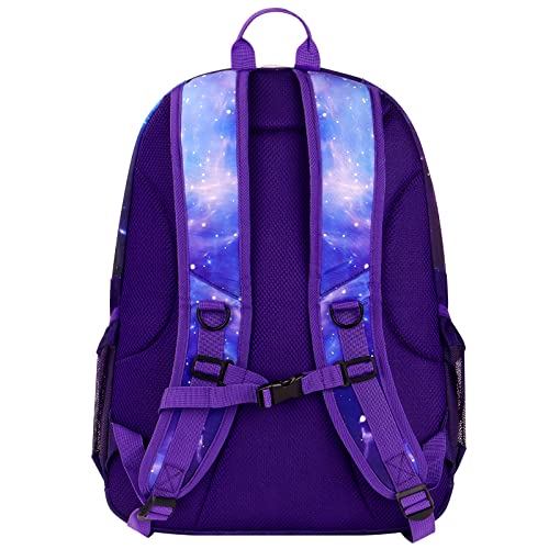 Choco Mocha 18inch Purple Backpack + Lunch Bag