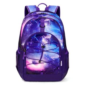 Choco Mocha 18inch Purple Backpack + Lunch Bag