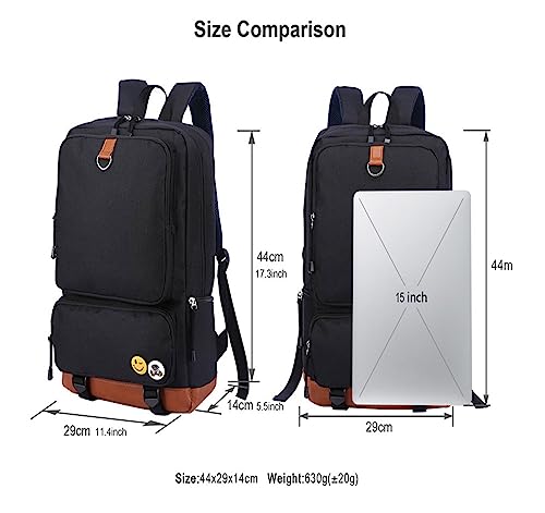 Gengx Big Capacity Travel Bagpack Novelty Sundrop and Moondrop Daypack-Laptop Rucksack Lightweight Book Bag for Student