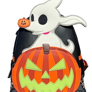 Loungefly Zero Nightmare Before Christmas Pumpkin Mini Backpack