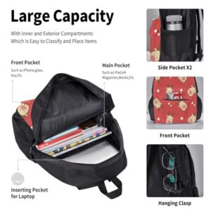 MAINI Game Backpack Cartoon Backpack 3-Piece School Bag With Lunch Bag And Pencil Box For Teen Children