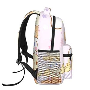 RIDD Cartoon Kawaii Cinnamoroll Backpack Large Capacity Portable Anime Cute Lightweight Outdoor Travel Backpack