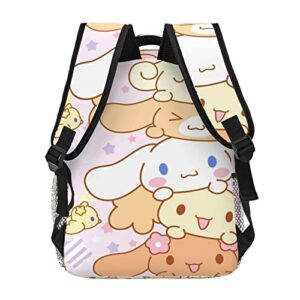 RIDD Cartoon Kawaii Cinnamoroll Backpack Large Capacity Portable Anime Cute Lightweight Outdoor Travel Backpack