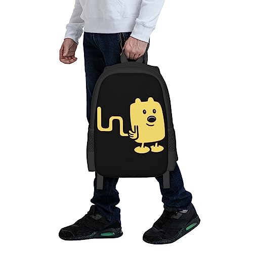 KOVOS Wow! Wow! Anime Wubbzy! Laptop Bag Cartoon Backpack Casual Travel Backpacks Daypack For Men Women