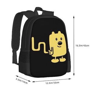 KOVOS Wow! Wow! Anime Wubbzy! Laptop Bag Cartoon Backpack Casual Travel Backpacks Daypack For Men Women