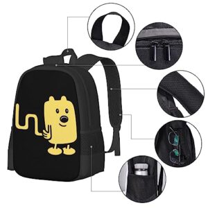 KOVOS Wow! Wow! Anime Wubbzy! Laptop Bag Cartoon Backpack Casual Travel Backpacks Daypack For Men Women