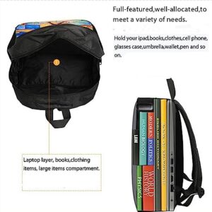 Teen Spy Family Lightweight Rucksack-Student Anya Forger Bookbag-Anime Travel Bag for Youth