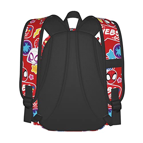 LVTFCO Spider Cartoon Backpack Travel Backpack Superhero Backpack Bags For Men Women