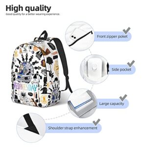 WARTHY Lightweight Backpack Multi-Function Laptop Backpack Classical Fashion Large Capacity Travel Daypack 16 Inch,White02