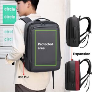 Tactical Backpack - Protective Travel Laptop Bag - Business Backpack (Built in hidden protection plate)