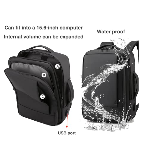 Tactical Backpack - Protective Travel Laptop Bag - Business Backpack (Built in hidden protection plate)