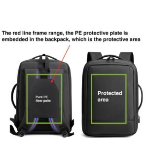 Tactical Backpack - Protective Travel Laptop Bag - Business Backpack (Built in hidden protection plate)