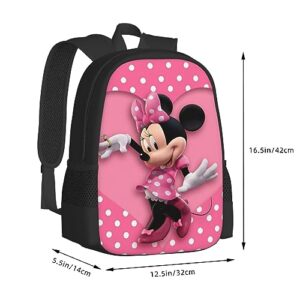 Disney Mickey Mouse Black Backpack - Fashion Cartoon Backpack Cute Print Backpack Travel Daypack Laptop Backpack