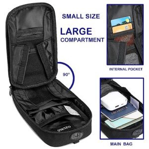 OZUKO Travel Sling Bag for Men Women，Large Capacity Multipurpose Chest Bag and Mini Crossbody Phone Bag