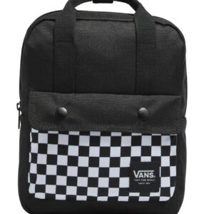 Vans, Women Mini-Backpack (Boxer - Black/White, One Size)