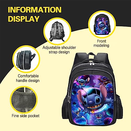 ZENCIX Cartoon Anime Backpack Gift Casual Travel Backpack 16inch A