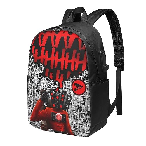 Moare Skibidi Toilet Backpack 2023 Game Backpacks Cute Cartoon Bag for University