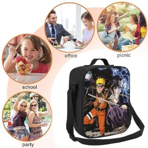 SFZWCZ 3d Prints Anime Backpack Set Cartoon Stylish Men'S Backpack With Lunch Box For Outdoor Travel And Casual