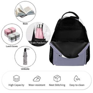 Supdreamc Cute Malayan Tapir Purple Art Rucksacks Lightweight Multipurpose Anti-Theft Shoulder Bag Big Capacity Traveling & Camping Backpack With Side Pockets