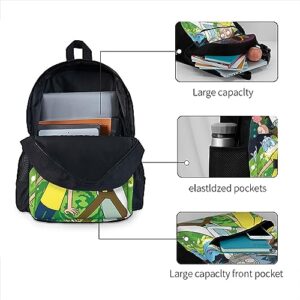 Cartoon Backpack Travel Backpacks 3d Printed Casual Big Capacity Backpacks With side pockets