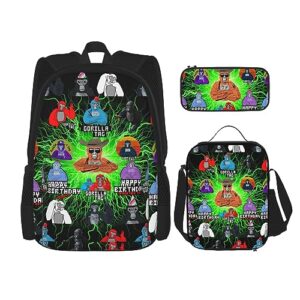 moare gorilla tag backpacks set with backpacks lunch bag pencil case pencil bag