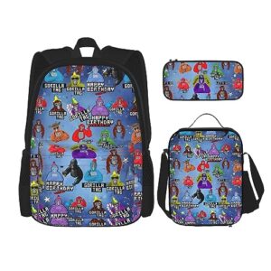 moare gorilla tag backpacks set with backpacks lunch bag pencil case pencil bag