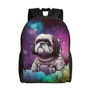 xerial shih tzu backpack waterproof anti theft durable light laptop bag backpacks for women men travel gym backpack