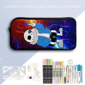 Un-der_tale Sans Backpack with Lunch Box Pencil Case 3 Piece Set Laptop Daypack Lunch Bag for Men Women