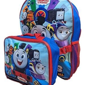 Ruz Thomas Train and Friends 16 Inch Backpack with Detachable Lunch Box