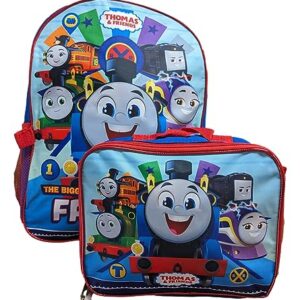 Ruz Thomas Train and Friends 16 Inch Backpack with Detachable Lunch Box