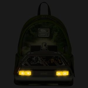 Loungefly Universal Back to the Future Light-Up DeLorean Women's Backpack