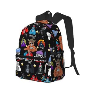 SPANN Gorilla Tag Backpack Gorilla Tag Game Backpacks Cute Cartoon Bag