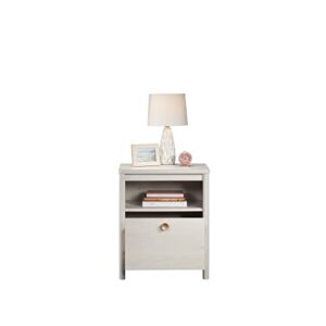 Sauder Dover Edge Night Stand with Drawer, L: 22.84" x W: 17.24" x H: 27.44", Glacier Oak Finish