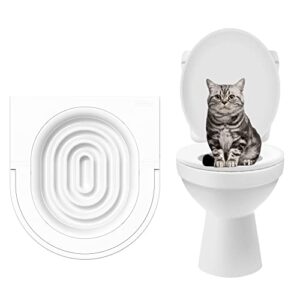 readaeer cat toilet training kit - train your cat to use the toilet