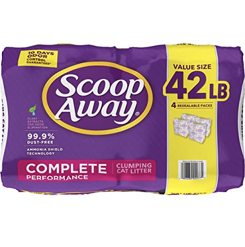 Scoop Away Complete Performance Fresh Scented Clumping Clay Cat Litter,42 lb