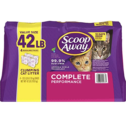 Scoop Away Complete Performance Fresh Scented Clumping Clay Cat Litter,42 lb